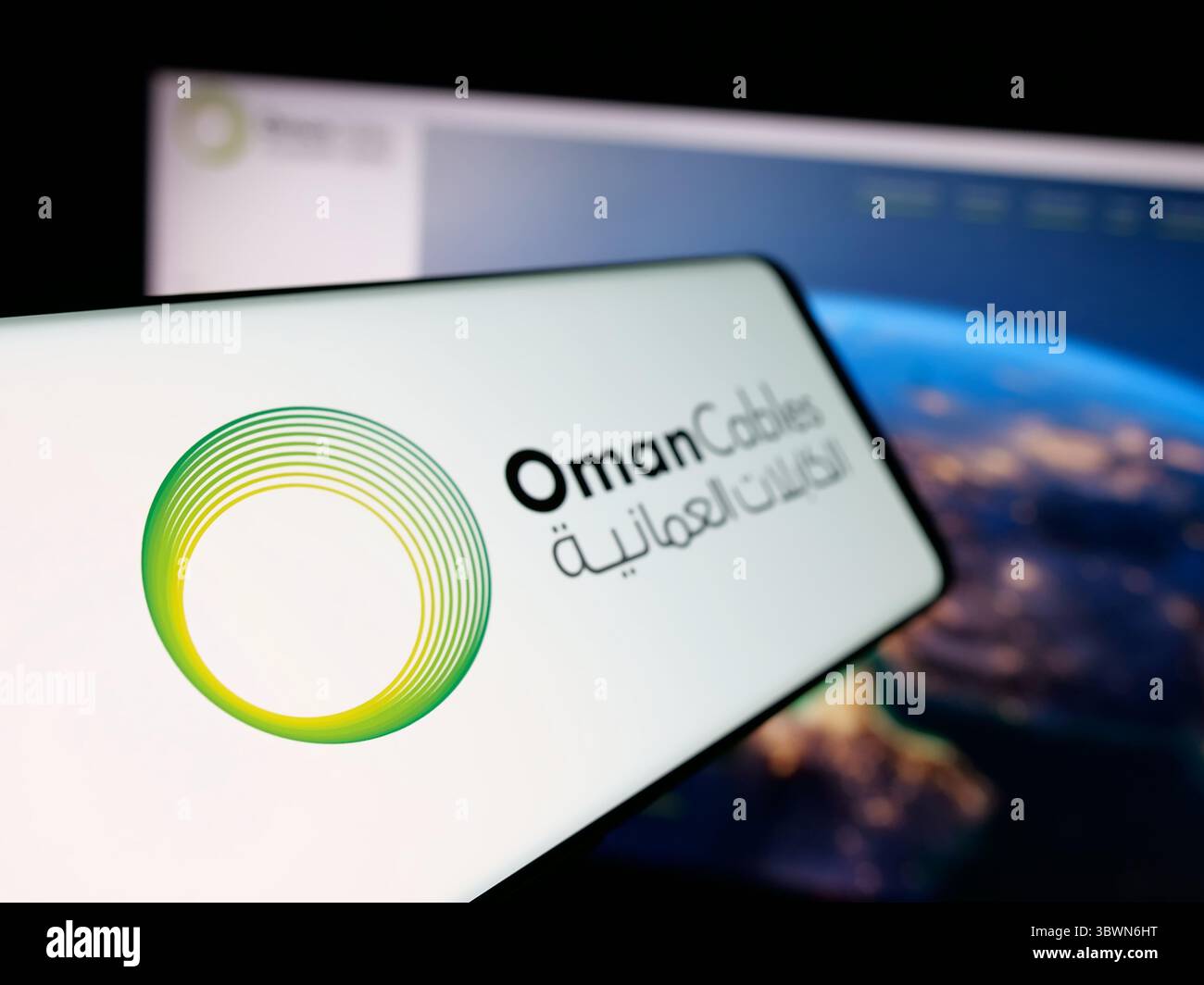 Oman cables logo hi-res stock photography and images - Alamy