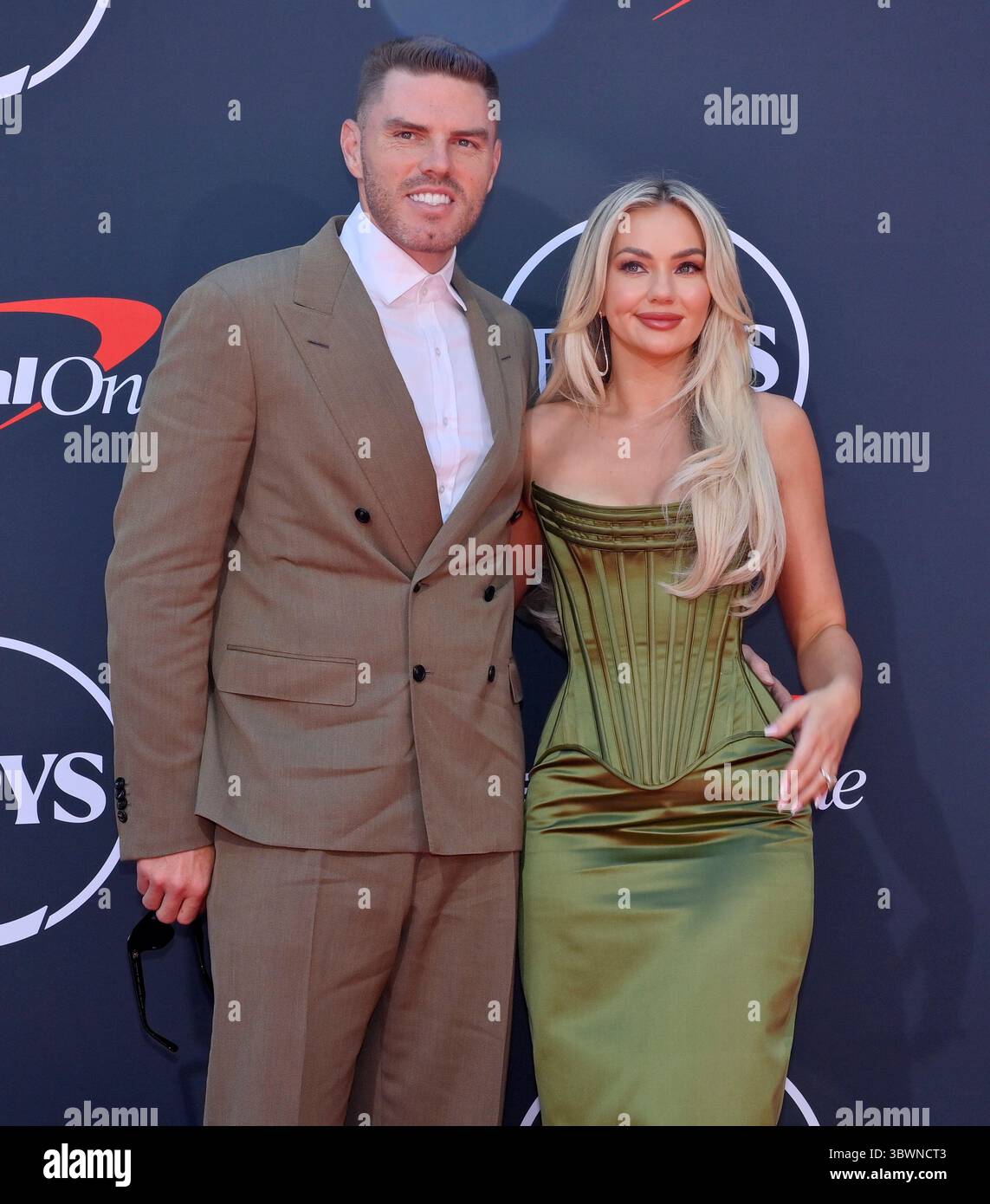 Los Angeles, United States. 16th July, 2025. Freddie Freeman (L) and ...