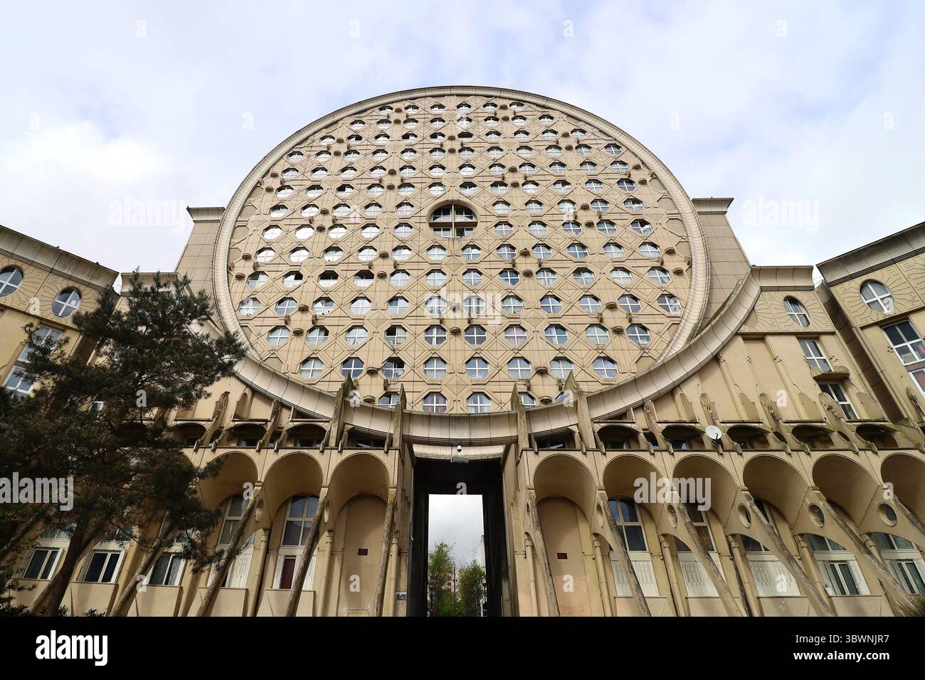 Picasso Arena, buildings by architect Manuel Nunez Yanowsky, 1980s ...