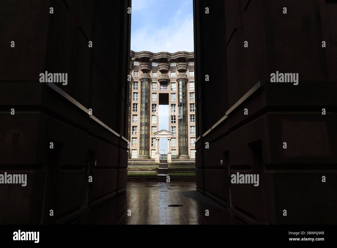 The Abraxas spaces, buildings by architect Ricardo Bofill, from the ...