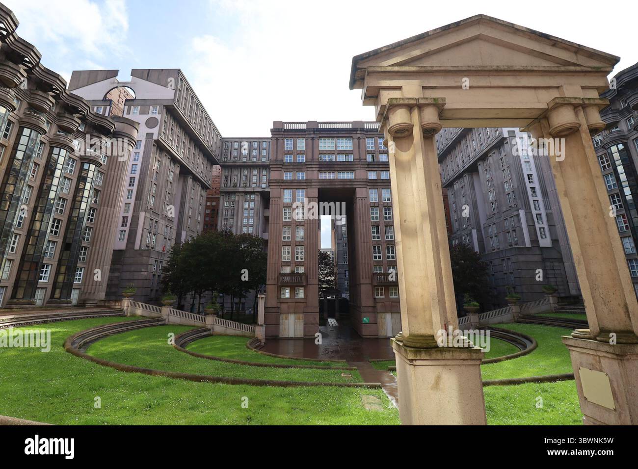 The Abraxas spaces, buildings by architect Ricardo Bofill, from the ...
