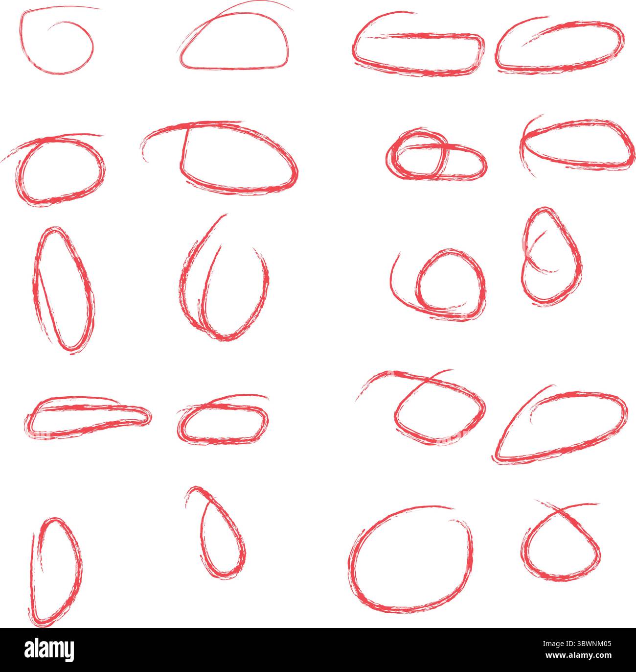 Hand drawn loop Stock Vector Images - Alamy