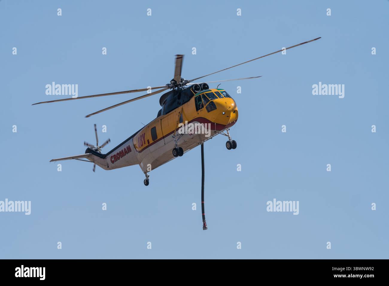 June 11, 2021, Moab, Utah, United States: A Sikorsky S-61 fire-fighting ...