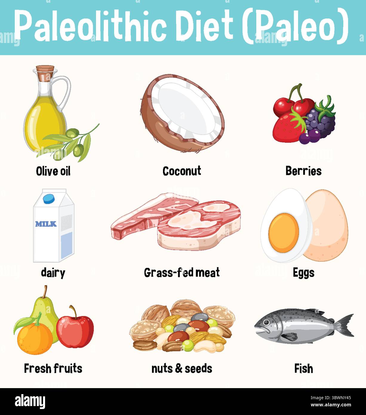 Grass seeds diet Stock Vector Images - Alamy