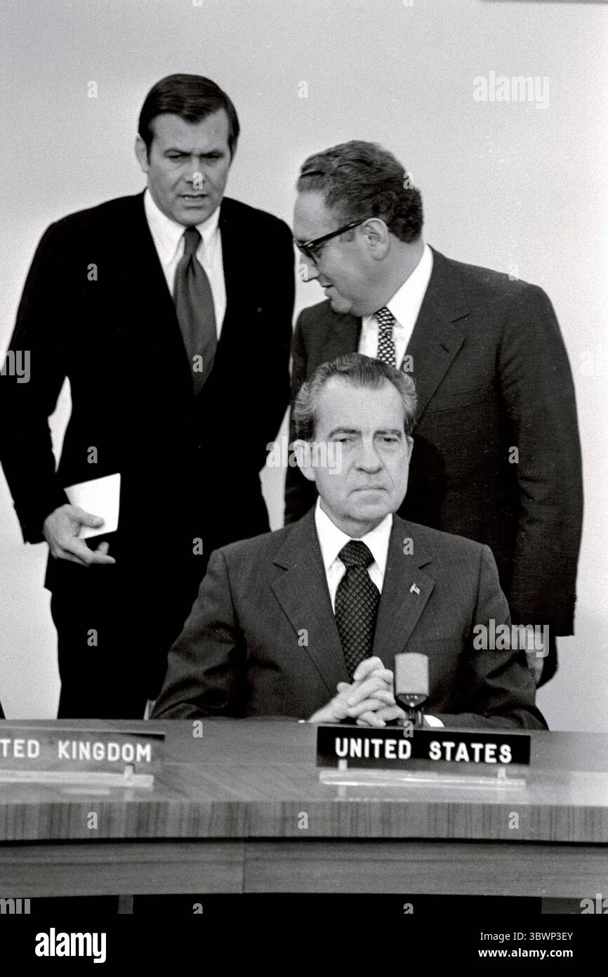 June 26, 1974 - Brussels, Belgium - North Atlantic Council Meeting at ...