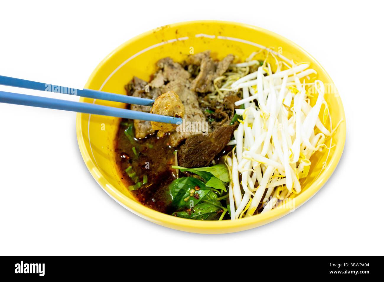 Chopsticks tasty boiled noodles Cut Out Stock Images & Pictures - Alamy