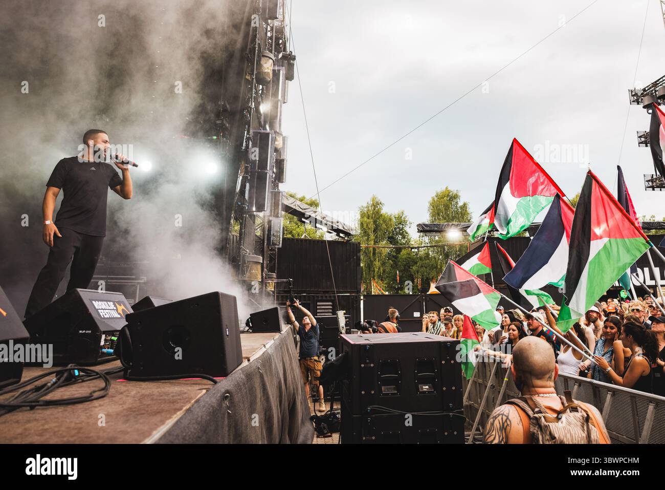 Roskilde, Denmark. 02nd, July 2025. The Palestinian hip-hop duo ...