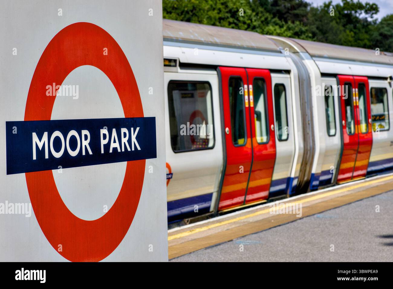 Moor Park Railway Station, Hertfordshire, England, U.K Stock Photo - Alamy