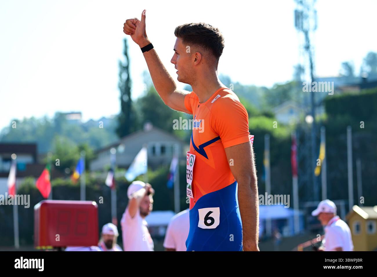 BERGEN, NORWAY - JULY 17: Melchior Treffers of the Netherlands ...