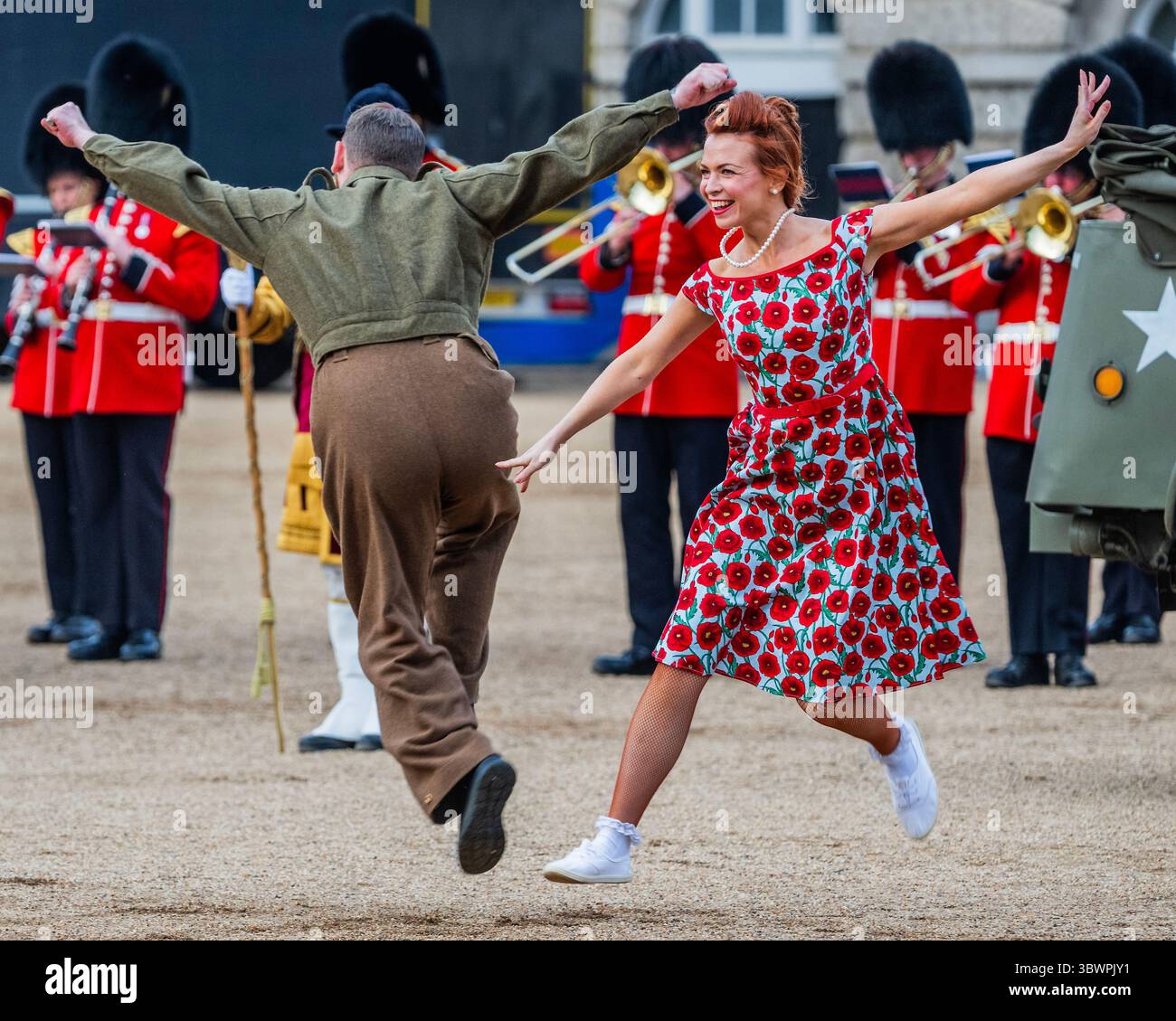 London, UK. 16 Jul 2025. Honor Roche and Eddie Slattery, dancers who ...
