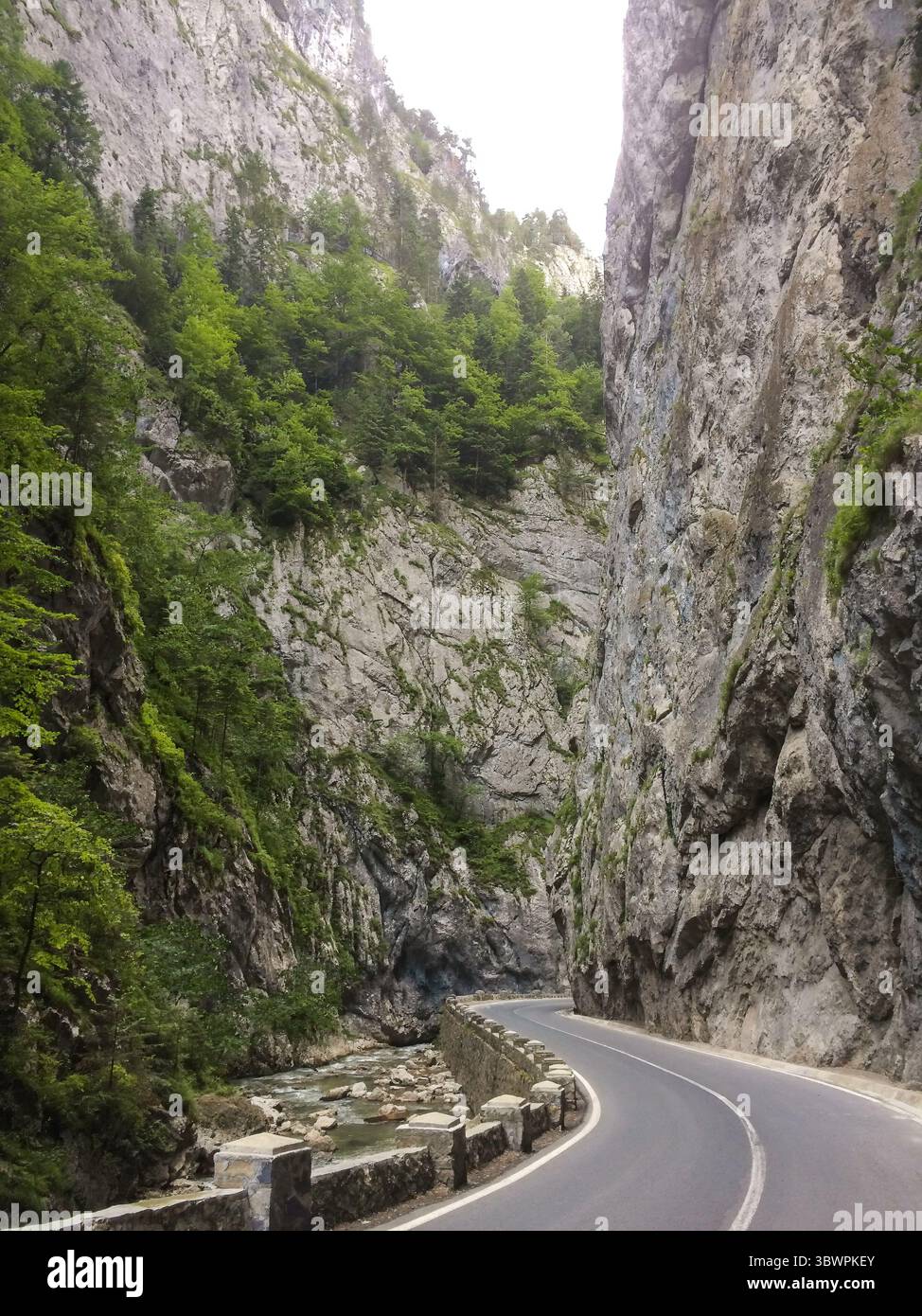Road in bicaz gorge narrow hi-res stock photography and images - Alamy