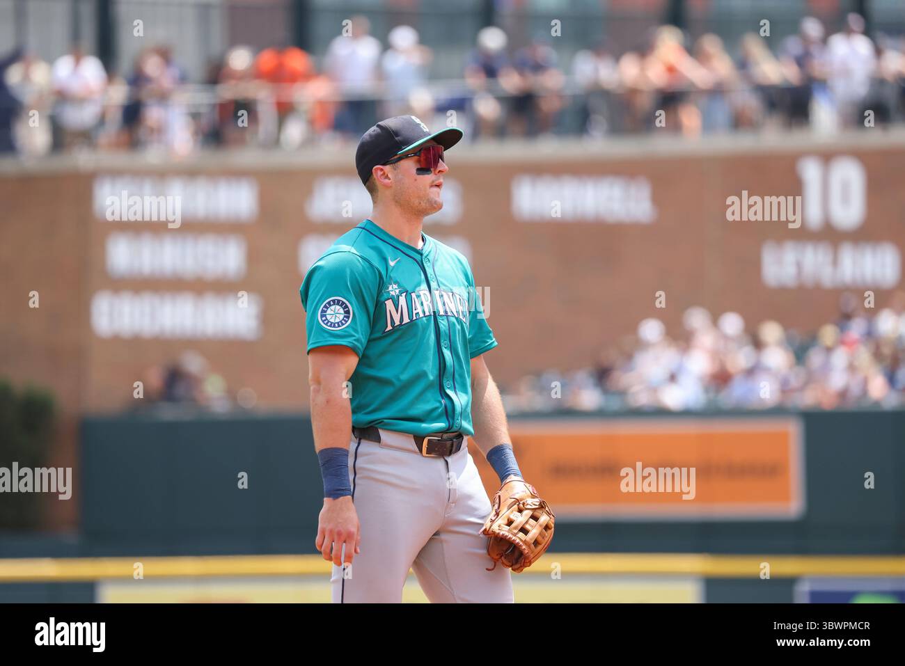 DETROIT, MI - JULY 13: Seattle Mariners third baseman Ben Williamson (9 ...