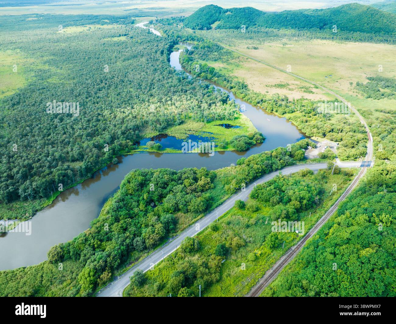 Kushiro River, Hokkaido, Japan Stock Photo - Alamy
