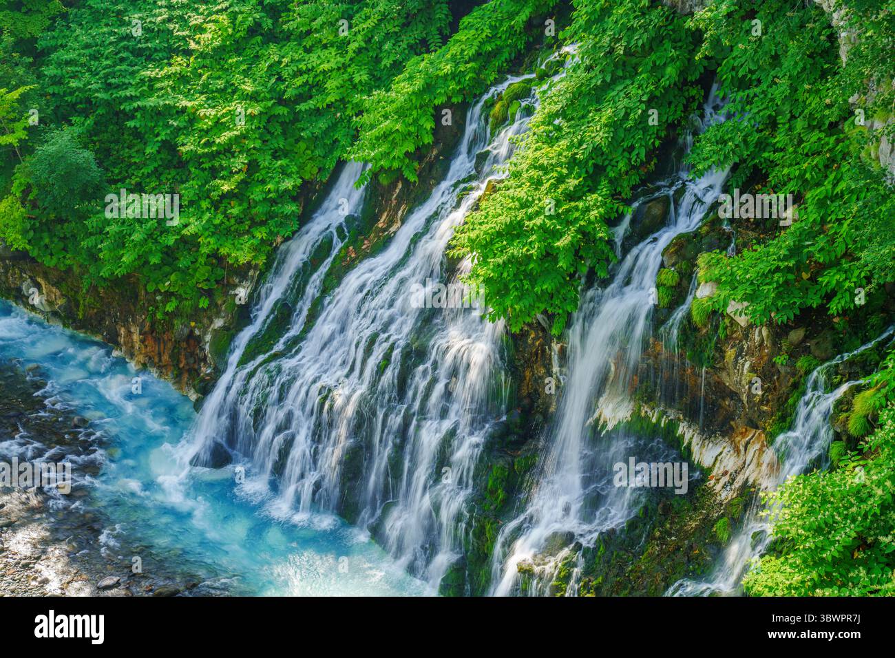 Shirahige Waterfall, Hokkaido, Japan Stock Photo - Alamy