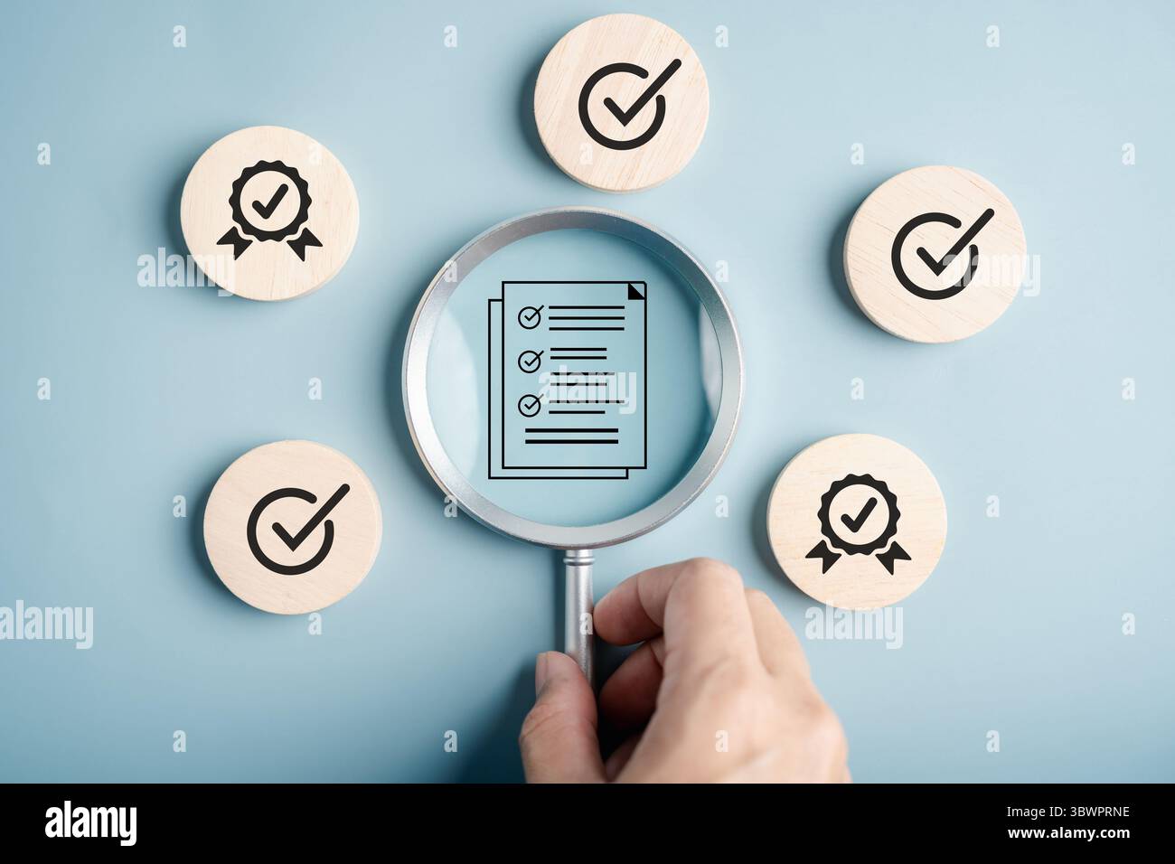 Quality management and certificate approval checklist document under ...