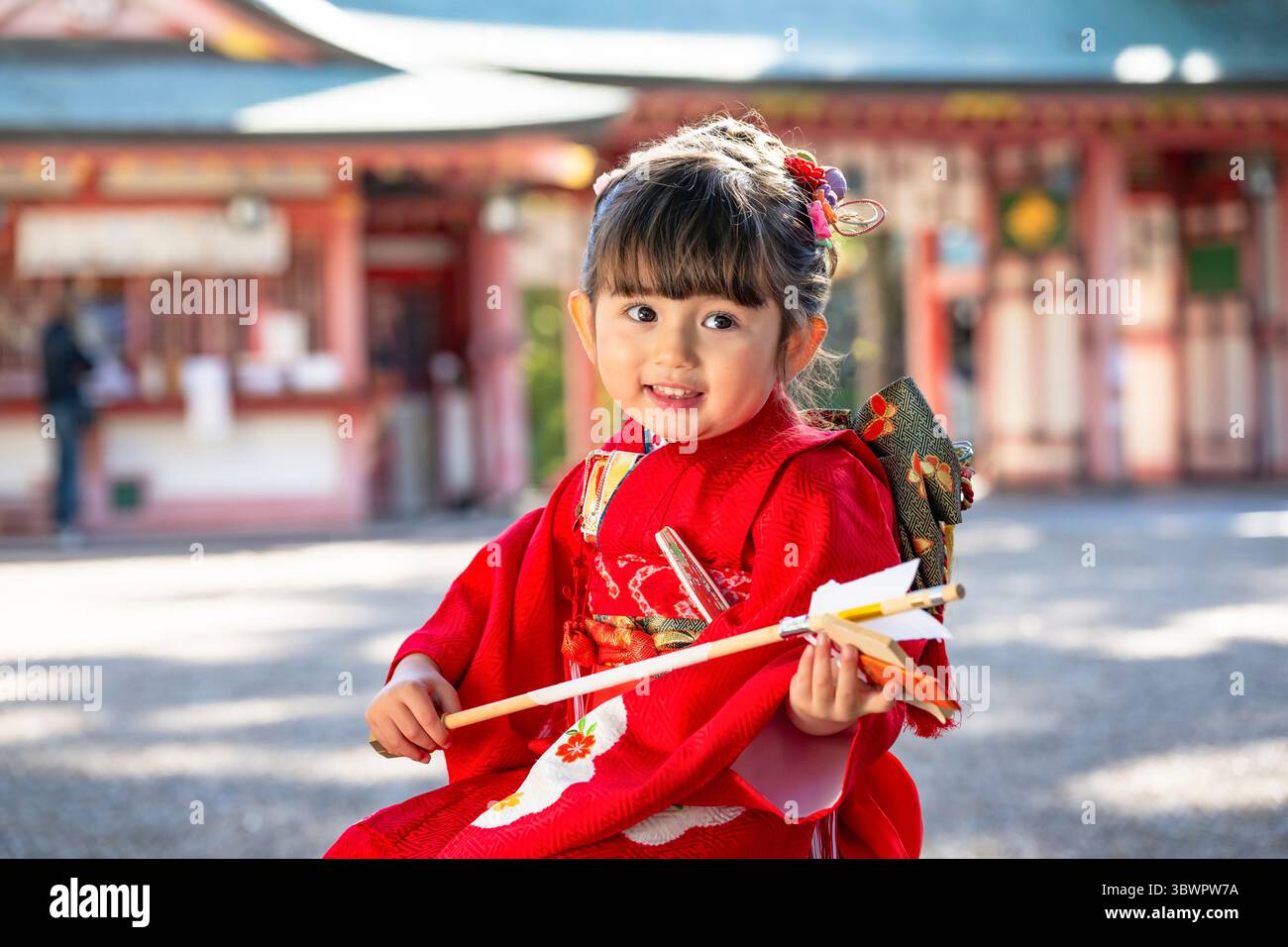 Japanese Shichi Go San festival Stock Photo - Alamy
