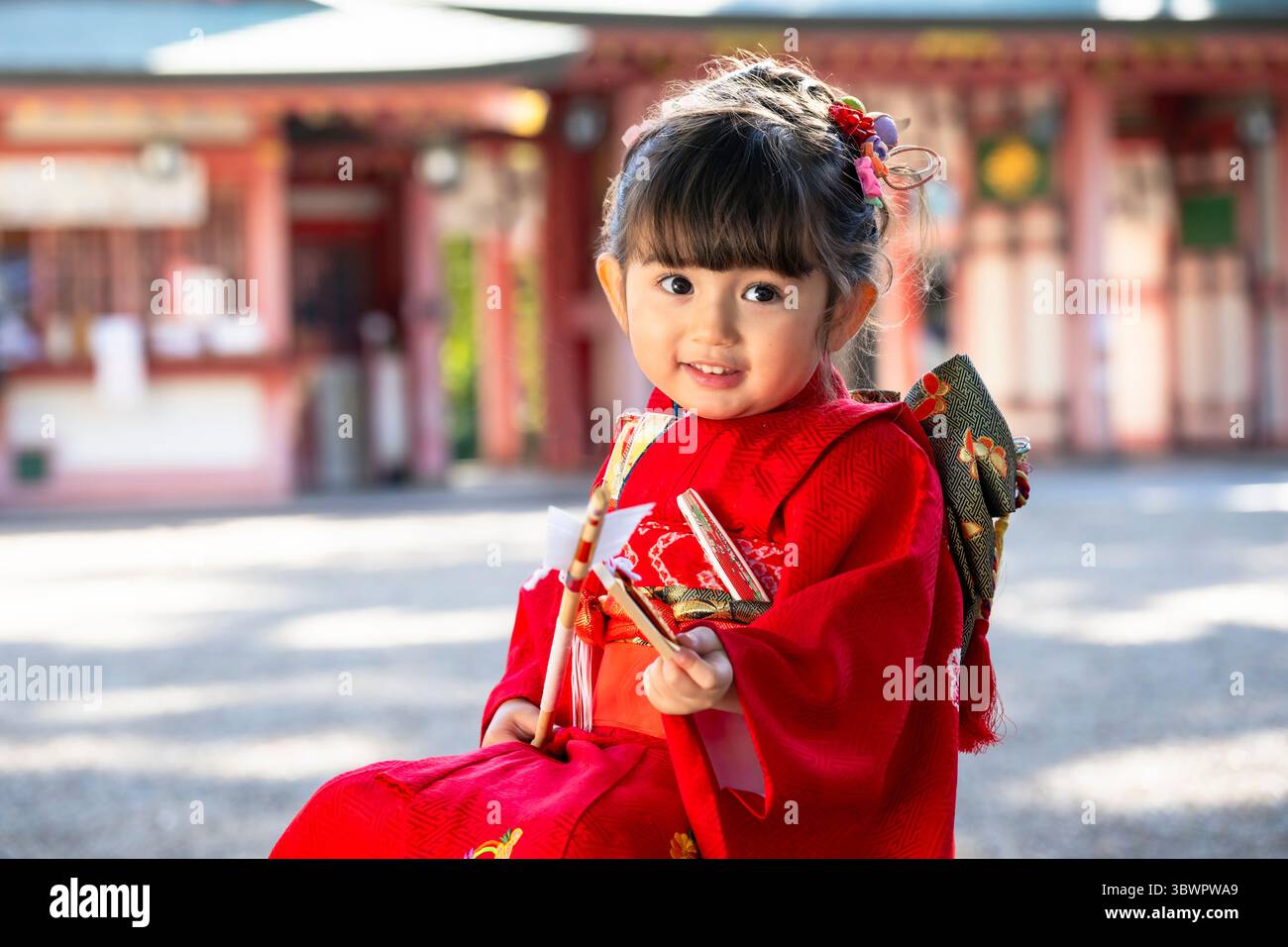 Japanese Shichi Go San festival Stock Photo - Alamy