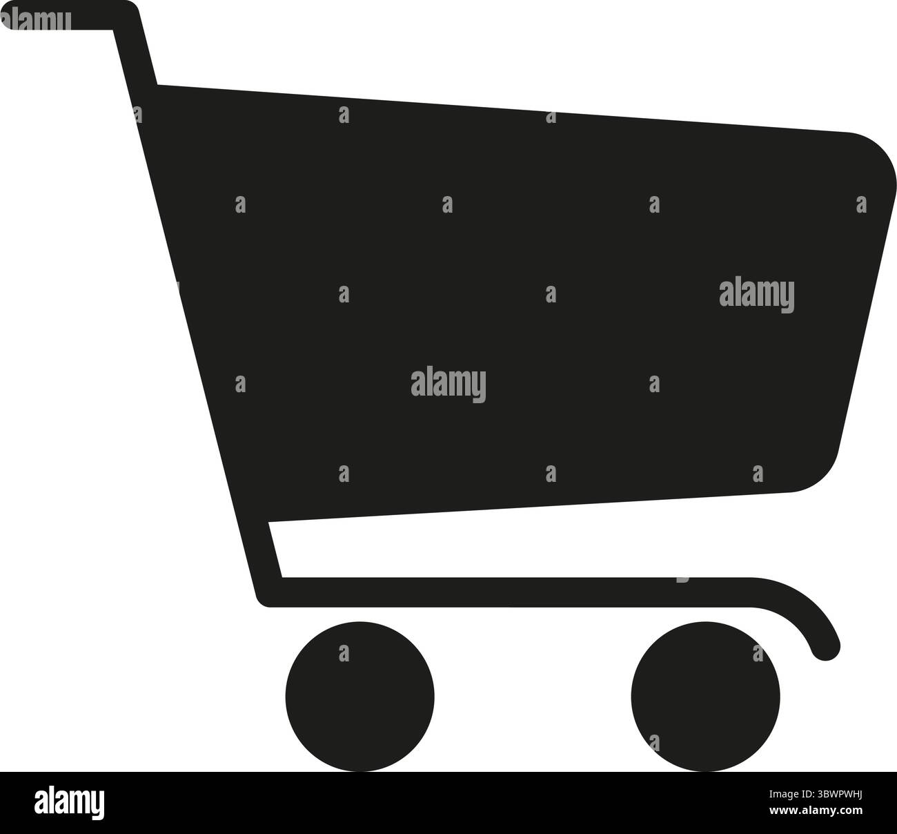 Shopping Cart Solid Icon. E-Commerce, Online Shopping, And Retail ...
