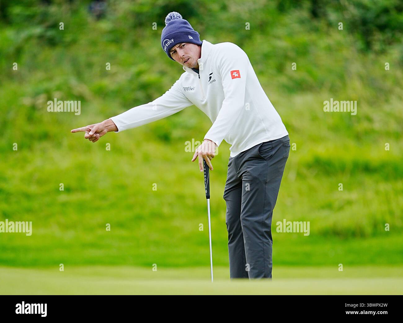 England's Matt Fitzpatrick on the 2nd green during day one of The 153rd ...