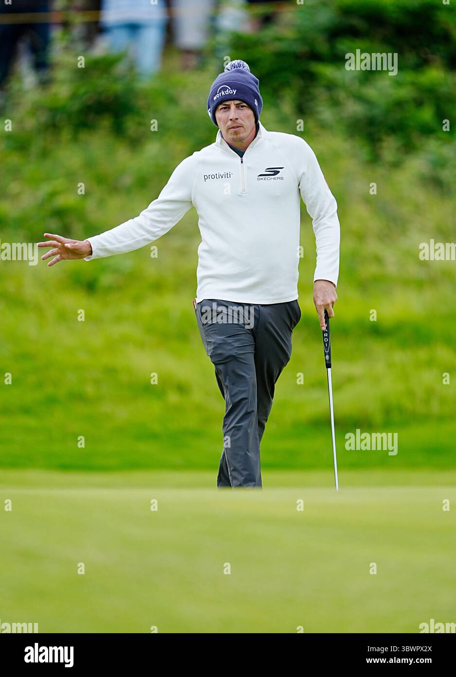 England's Matt Fitzpatrick on the 2nd green during day one of The 153rd ...