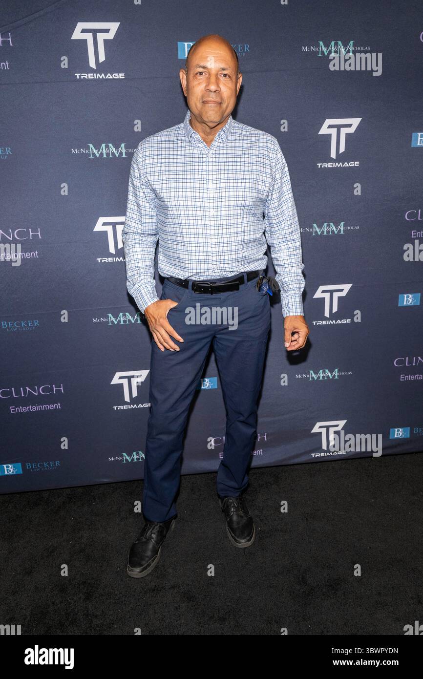 Fire victim Byron Meo attends Pre-ESPY Charity Celebration benefiting ...