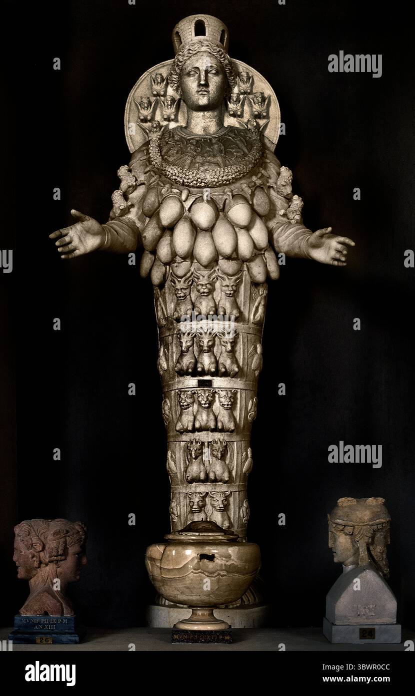 Ephesian Artemis, in the Archaeological Museum of Ephesus. Selçuk ...