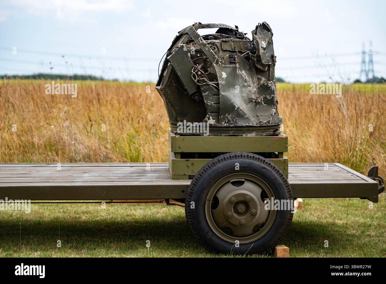 A-6 tail turret for B-24D American WW2 bomber Stock Photo - Alamy
