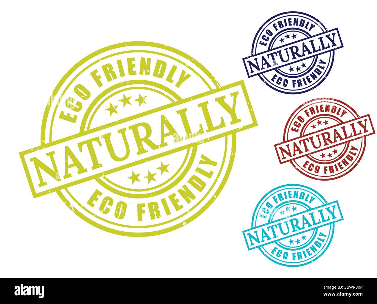 A Naturally Eco-Friendly Grunge Rubber Stamp Collection, Sustainable ...