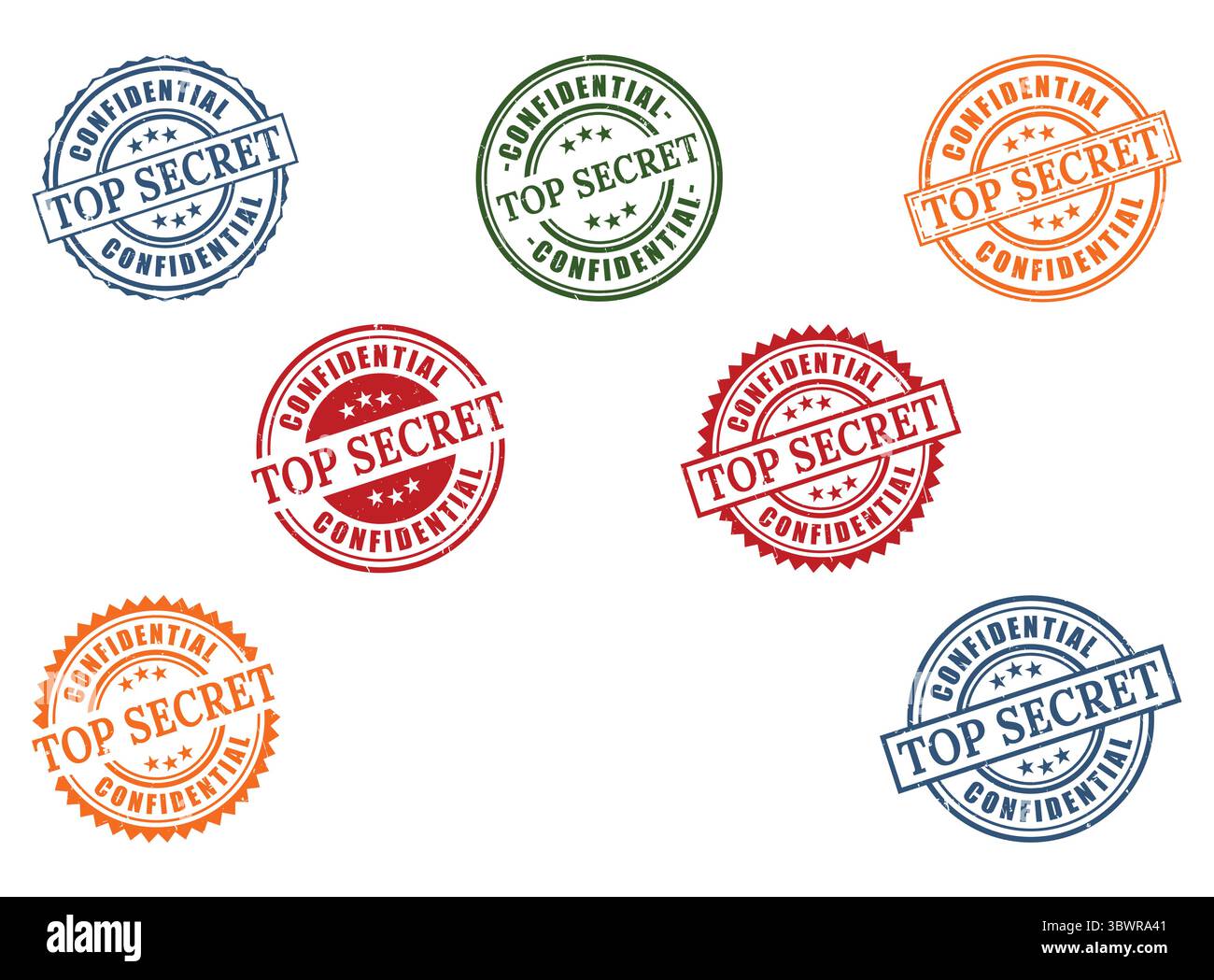 A Top Secret Confidential Rubber Stamp Collection, Classified ...