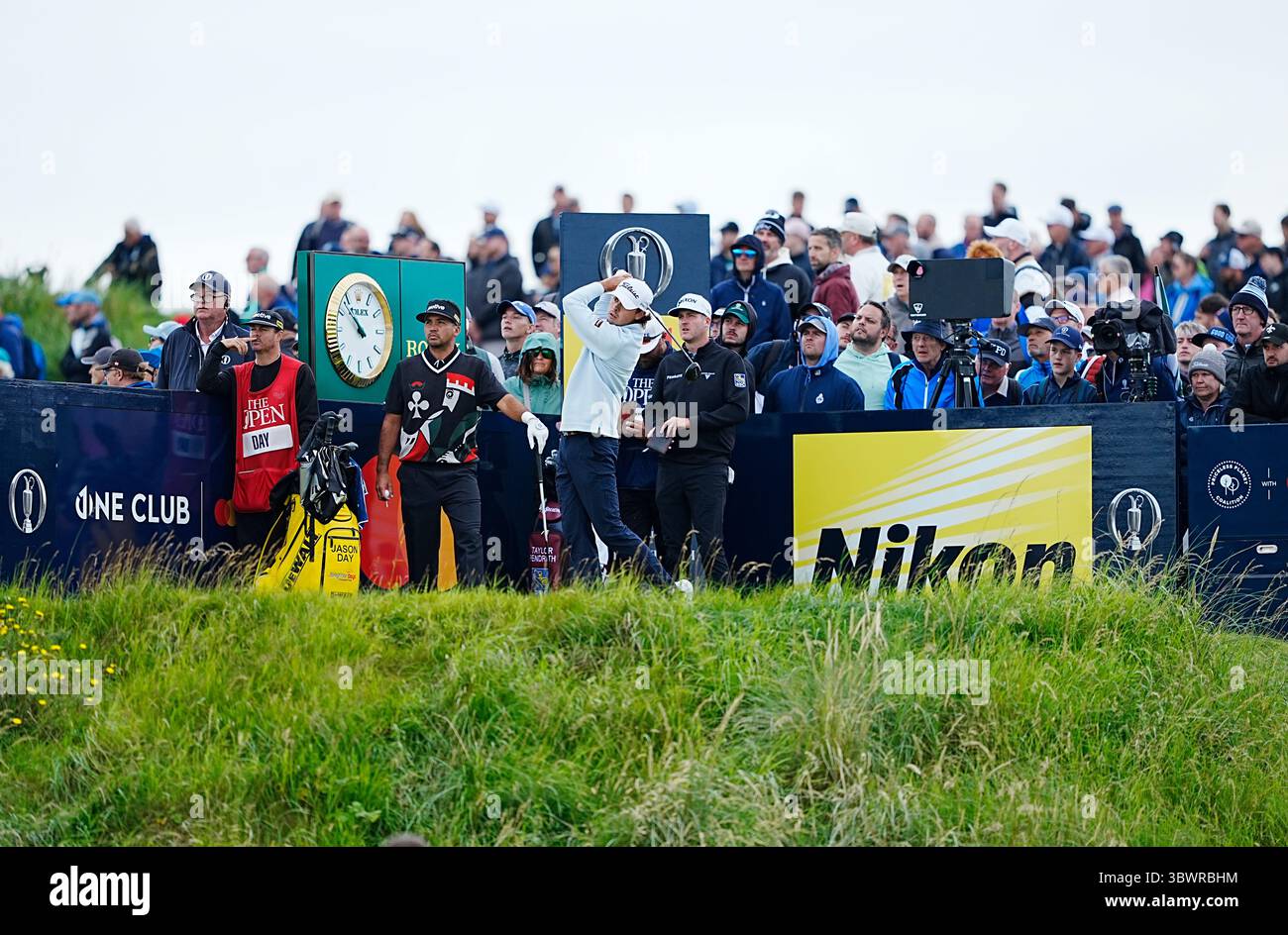 Denmark's Jacob Skov Olesen tees off the 14th on day one of The 153rd ...