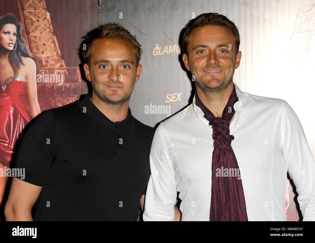 Nick and Jon Morgan at the premiere of "Paris Connections" - Jackie ...
