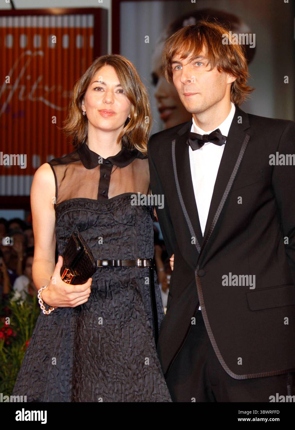 Sofia Coppola and Thomas Mars at the premiere of "Somewhere" during the 67th Venice ...