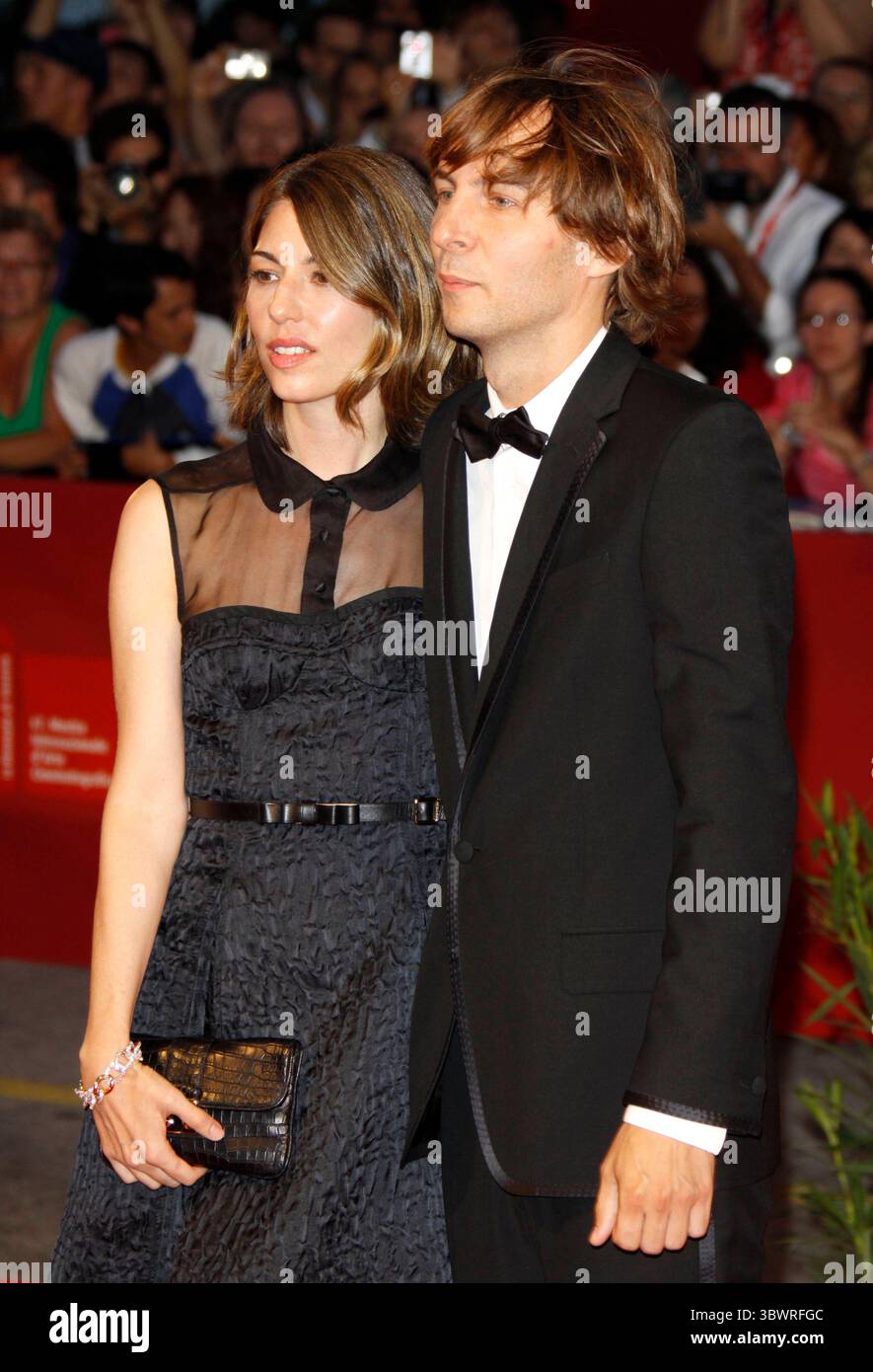 Sofia Coppola and Thomas Mars at the premiere of "Somewhere" during the ...