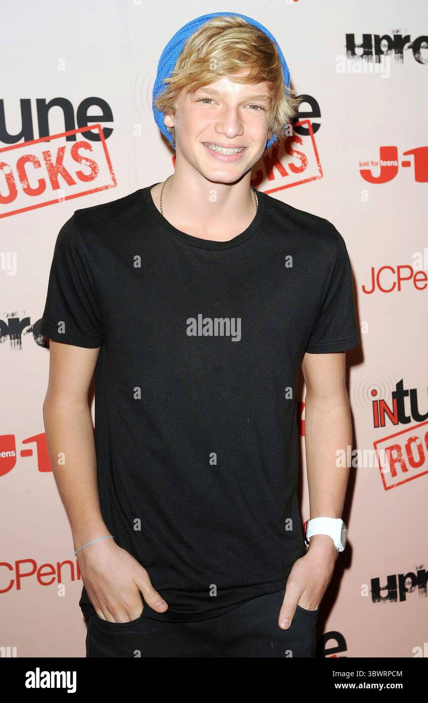 Cody Simpson at the J14 Intune Rocks Concert at the Hard Rock Cafe in ...