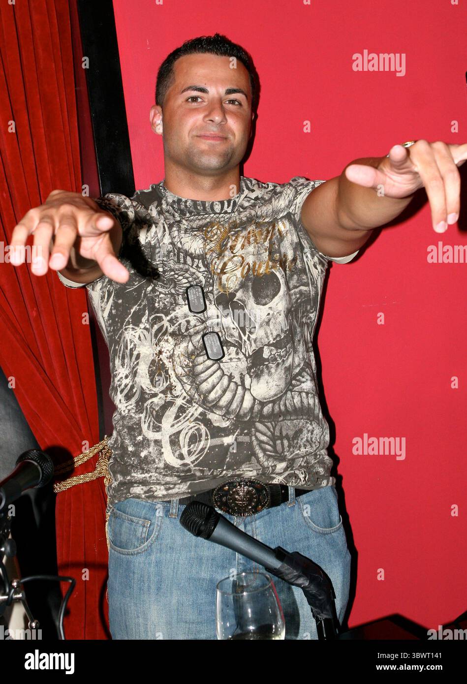 Jeff Miranda at a taping of 'Steppin' Out of the Tabloids with Chaunce Hayden' at Sapphire in ...