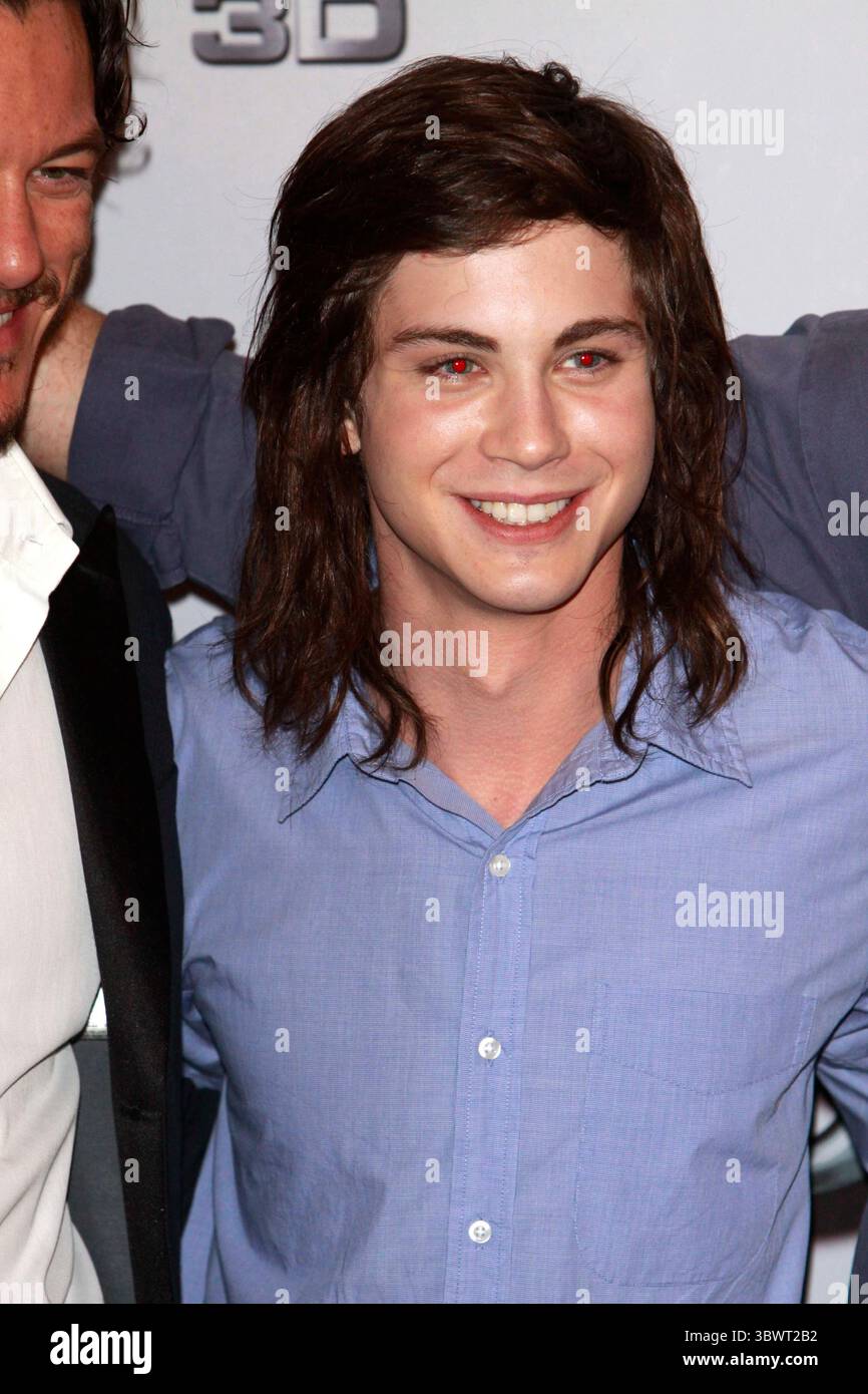 Logan Lerman at the photocall for "The Three Musketeers" at Hotel ...