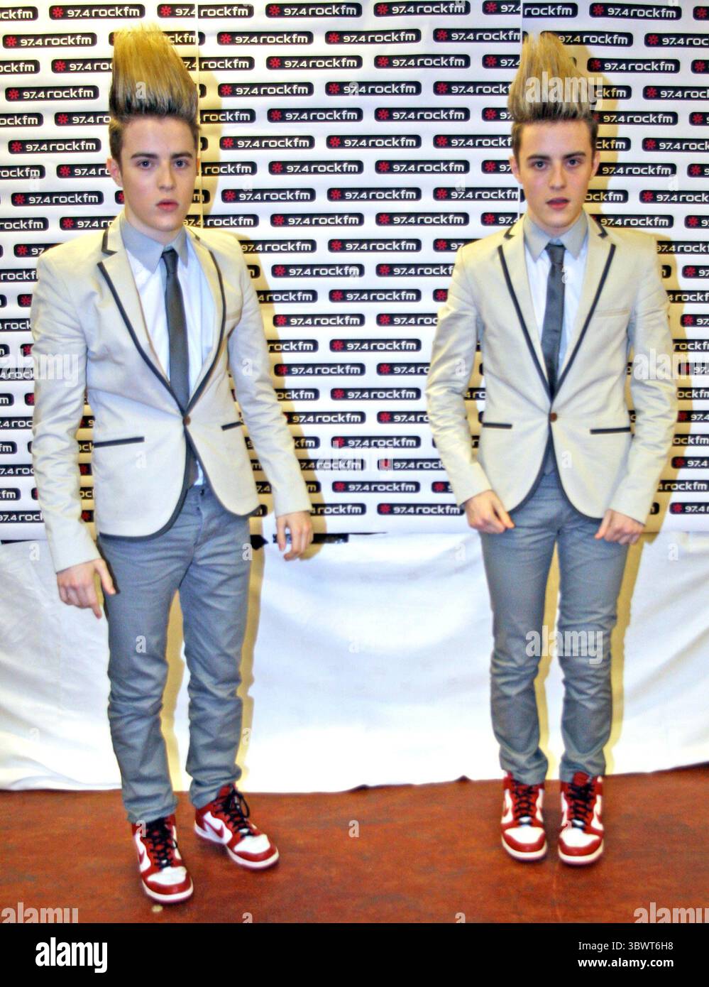 John and Edward Grimes aka Jedward performs at the Radio City Live ...