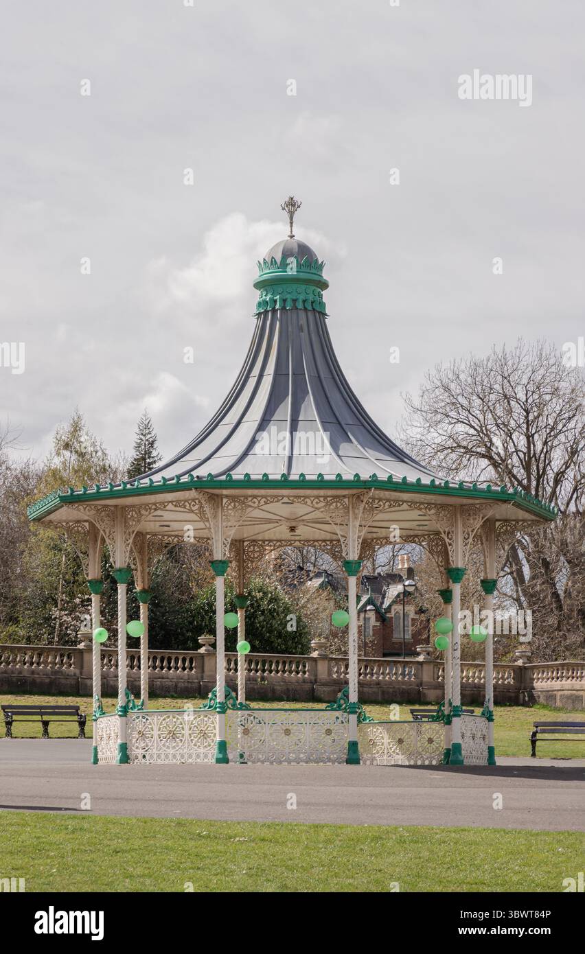 Newcastle, UK - Apr 13, 2025 - View of A Bandstand And A Grandstand. It ...