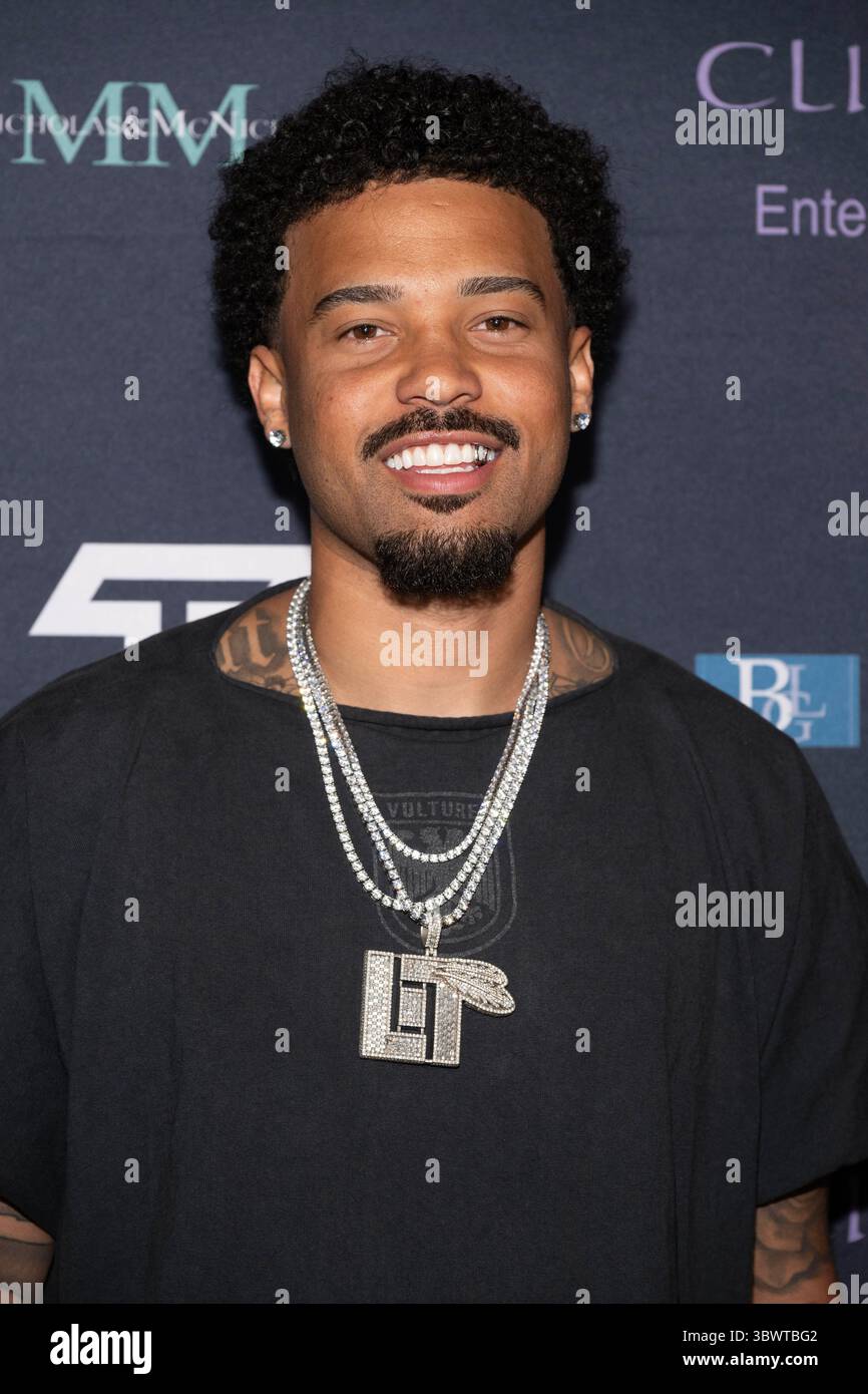 Music artist Ronte attends Pre-ESPY Charity Celebration benefiting the ...