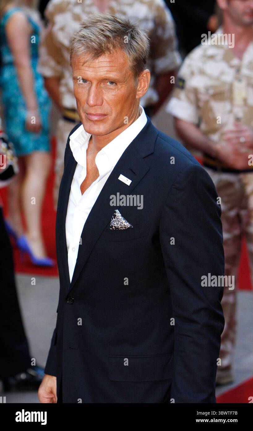 Dolph Lundgren at the UK premiere of "The Expendables" in London - 09 ...