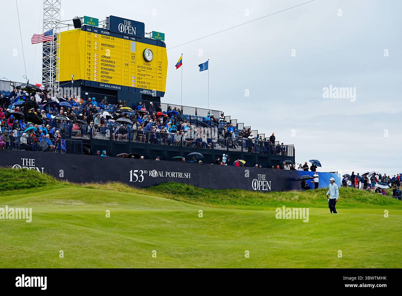 Denmark's Jacob Skov Olesen on the 18th during day one of The 153rd ...