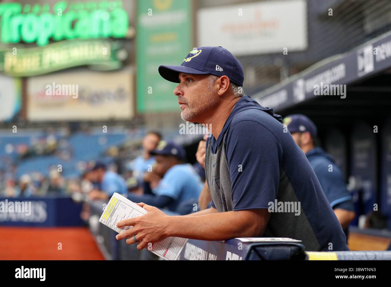 July 11, 2021, St. Petersburg, Florida, USA: Tampa Bay Rays manager ...
