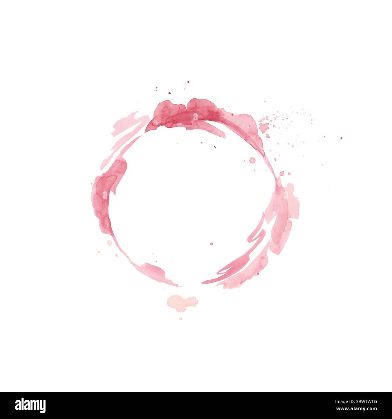 Wreath round frame made Cut Out Stock Images & Pictures - Alamy