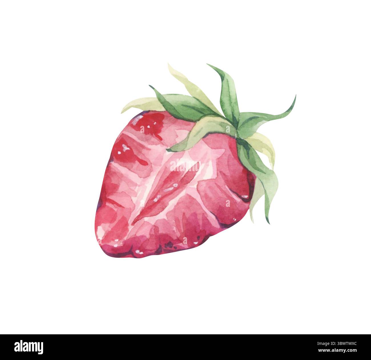 Red watercolor square frame border Cut Out Stock Images & Pictures - Alamy