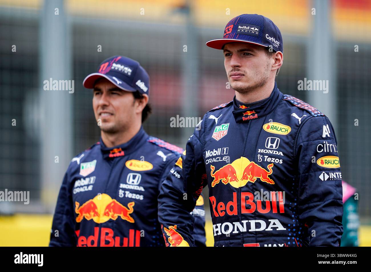 July 15, 2021, Towcester, Great Britain: SERGIO PEREZ of Mexico and Red ...