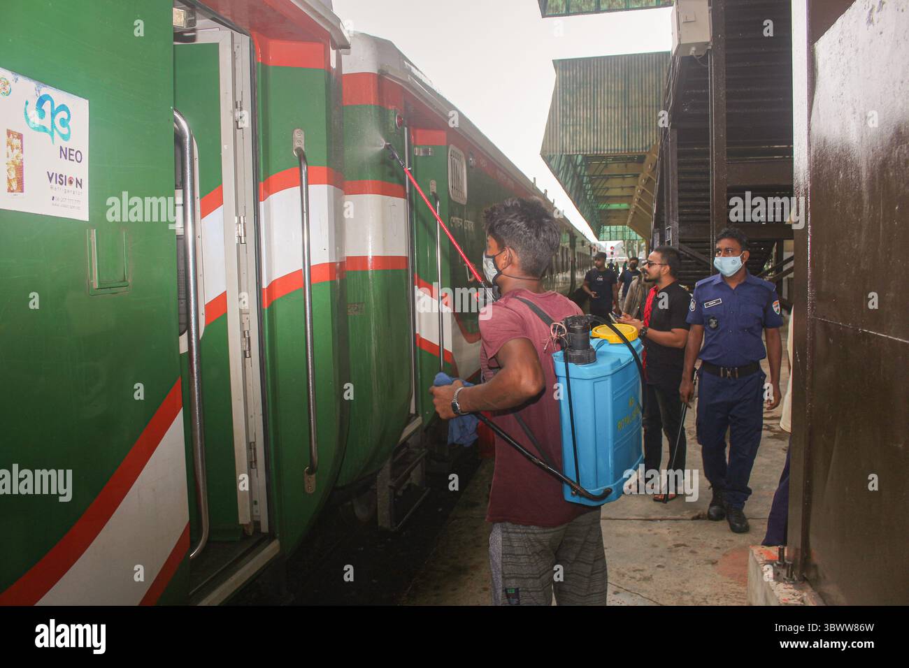 July 16, 2021: After being a strict lockdown, hygiene is being followed ...