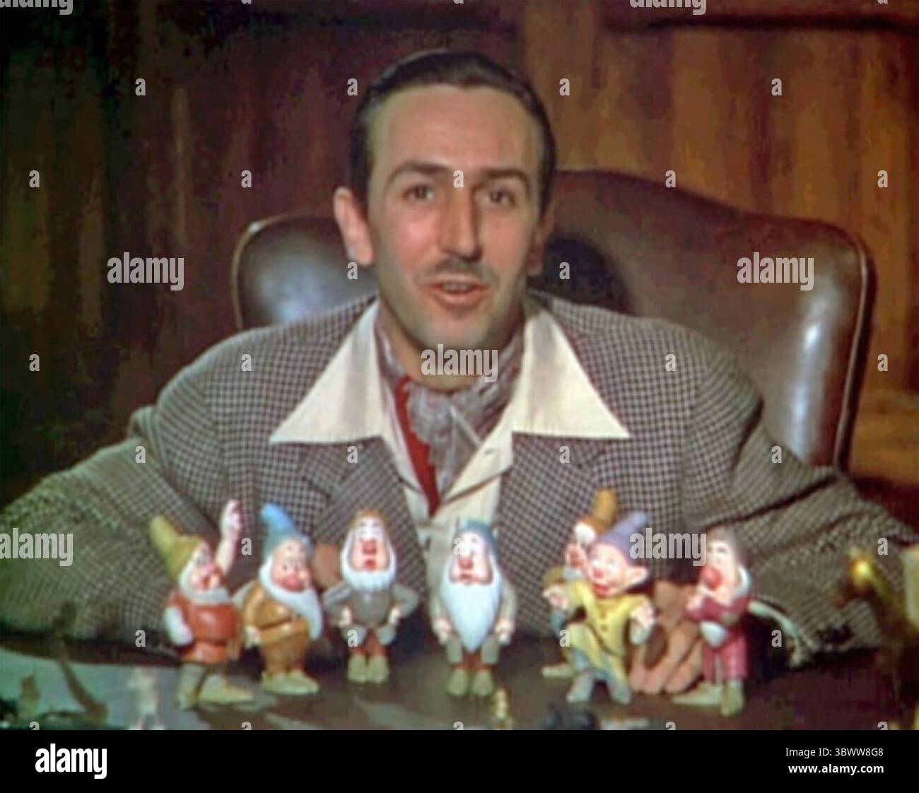 Walt disney (1901-1966) American film producer in the 1937 promotional ...