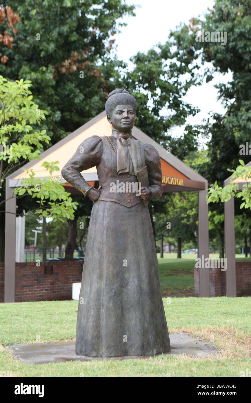 July 16, 2021, Memphis, Tennessee, USA: The IDA B. WELLS statue was ...
