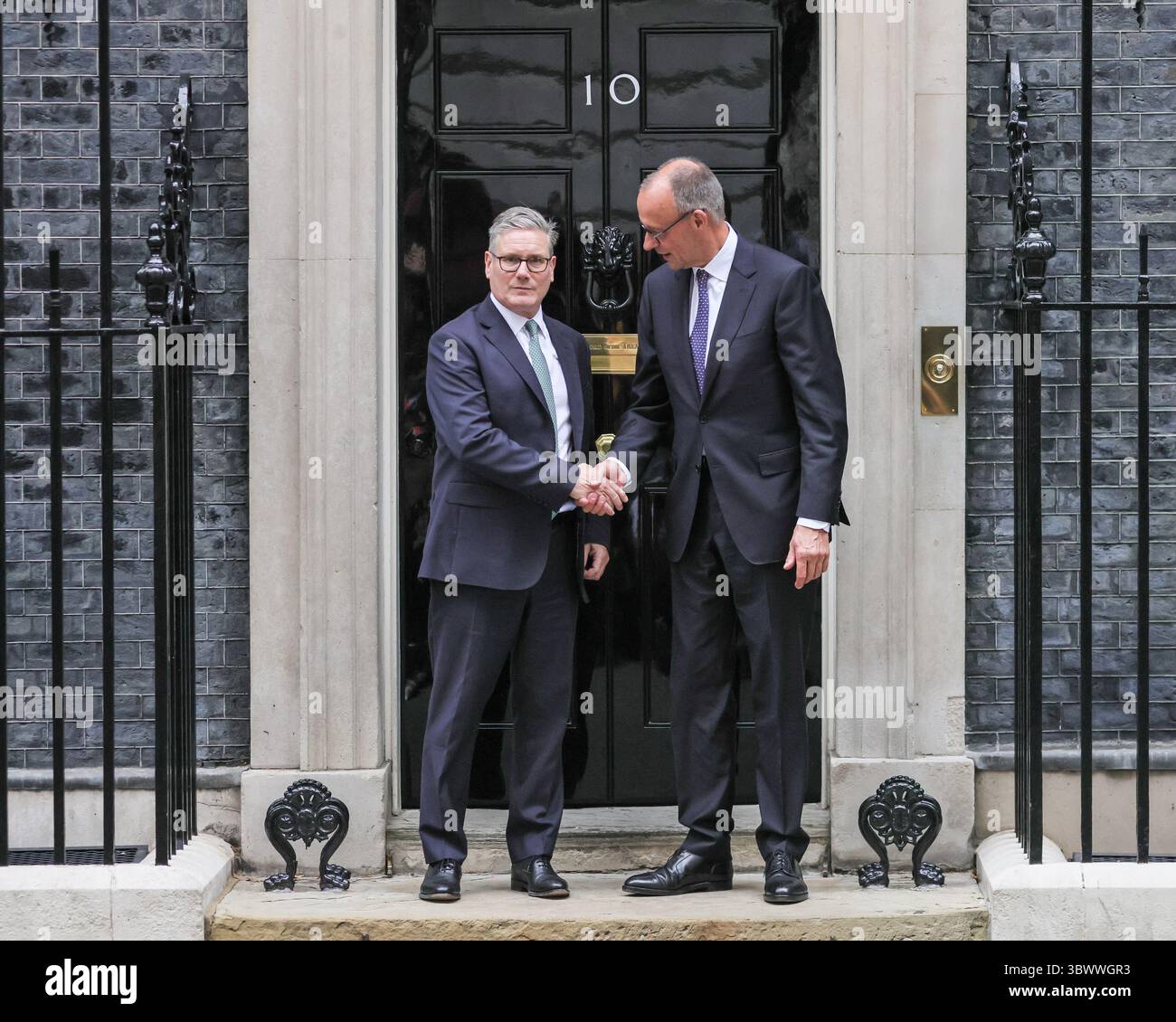 London, UK. 17th July, 2025. Friedrich Merz, Chancellor of Germany, is ...