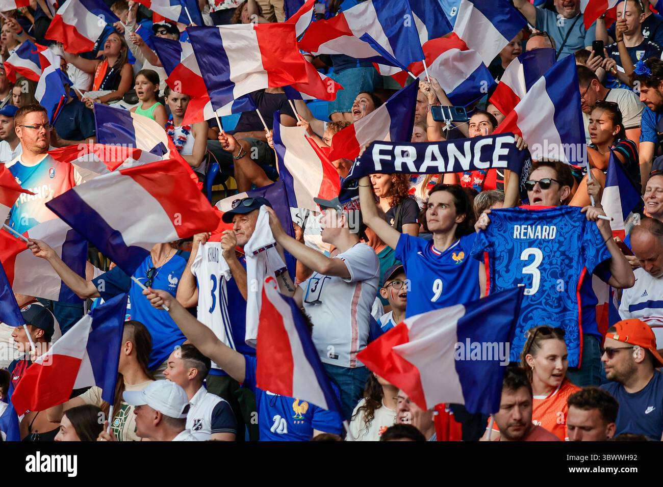 fans of France during the UEFA Womens EURO 2025 Group D match between ...